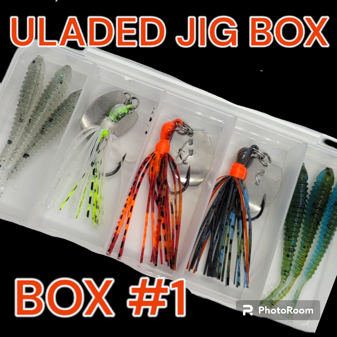 1/16 OZ ULADED JIG BOX – PIG JIGS